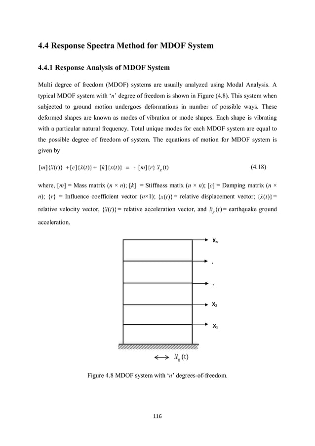 Response spectrum method | PDF