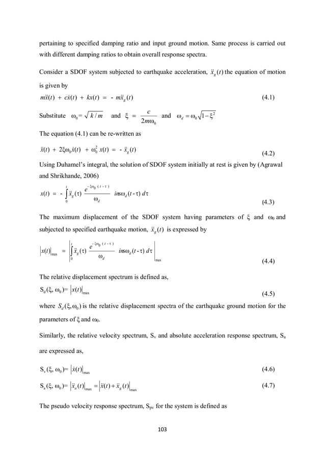 Response spectrum method | PDF