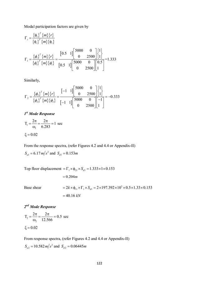 Response spectrum method | PDF