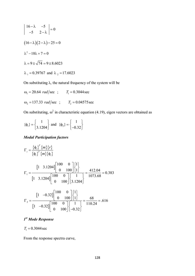 Response spectrum method | PDF