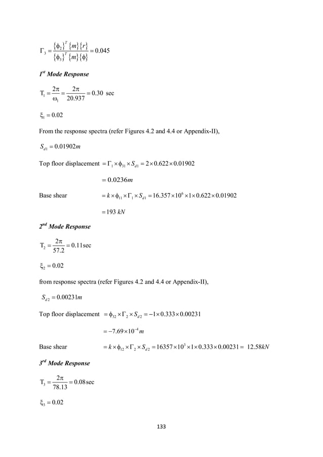 Response spectrum method | PDF