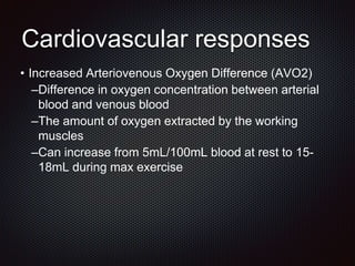 Responses to exercise | PPTX