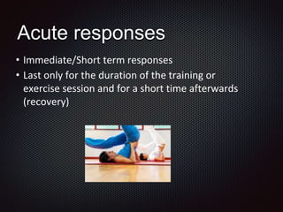 Responses to exercise | PPTX
