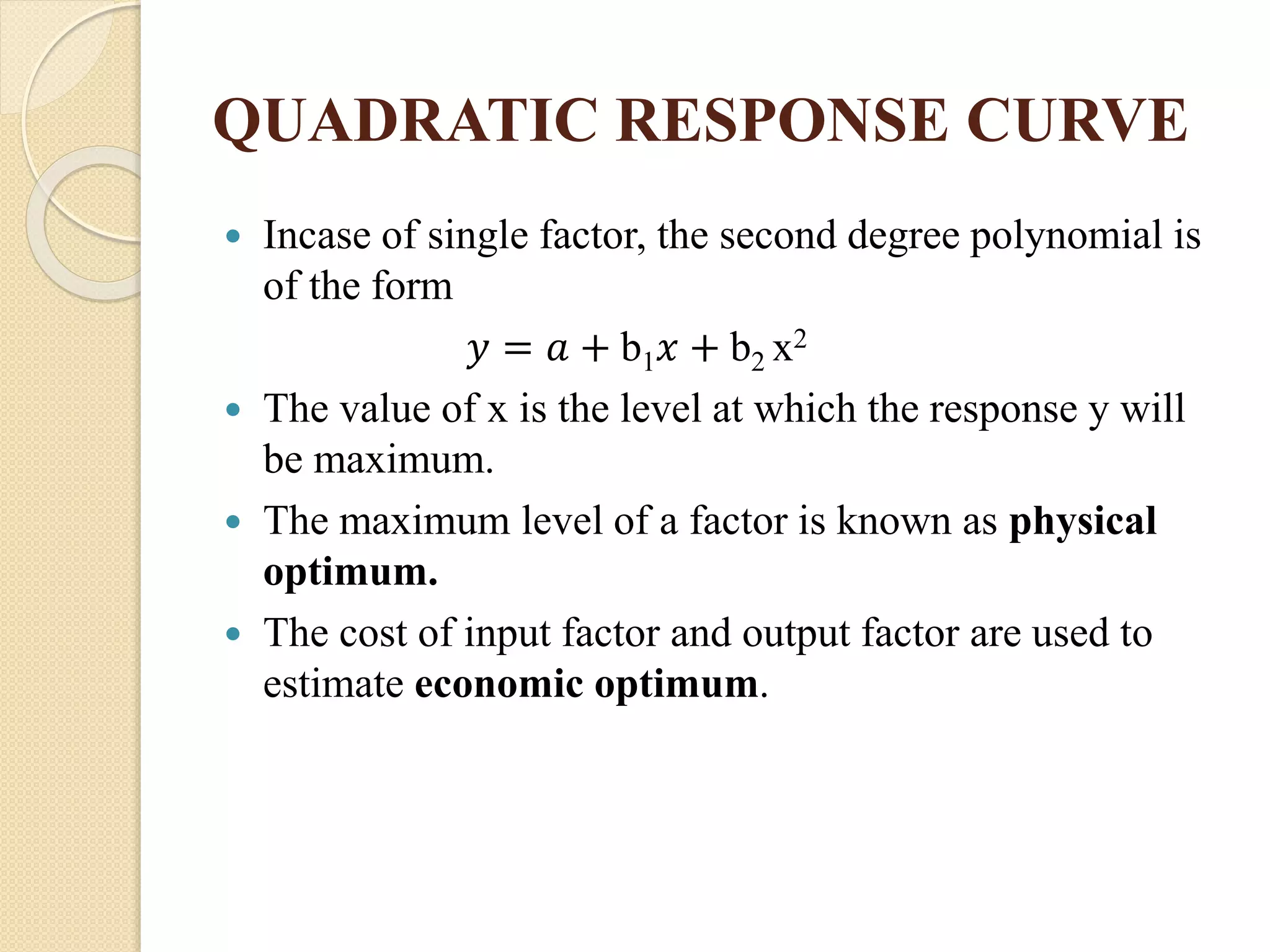 Response surface design | PPTX