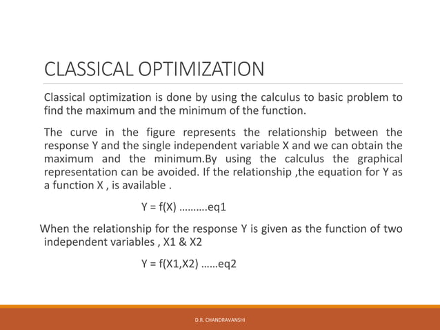 Optimization techniques in formulation Development Response surface ...