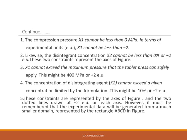 Optimization techniques in formulation Development Response surface methodology | PPT | Physics ...