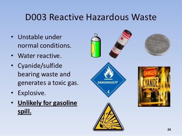 Response to a spill or release of Gasoline