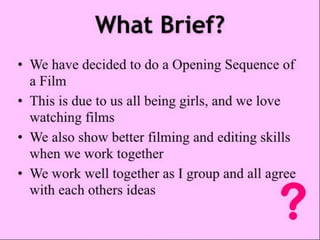 Response to the Brief | PPTX