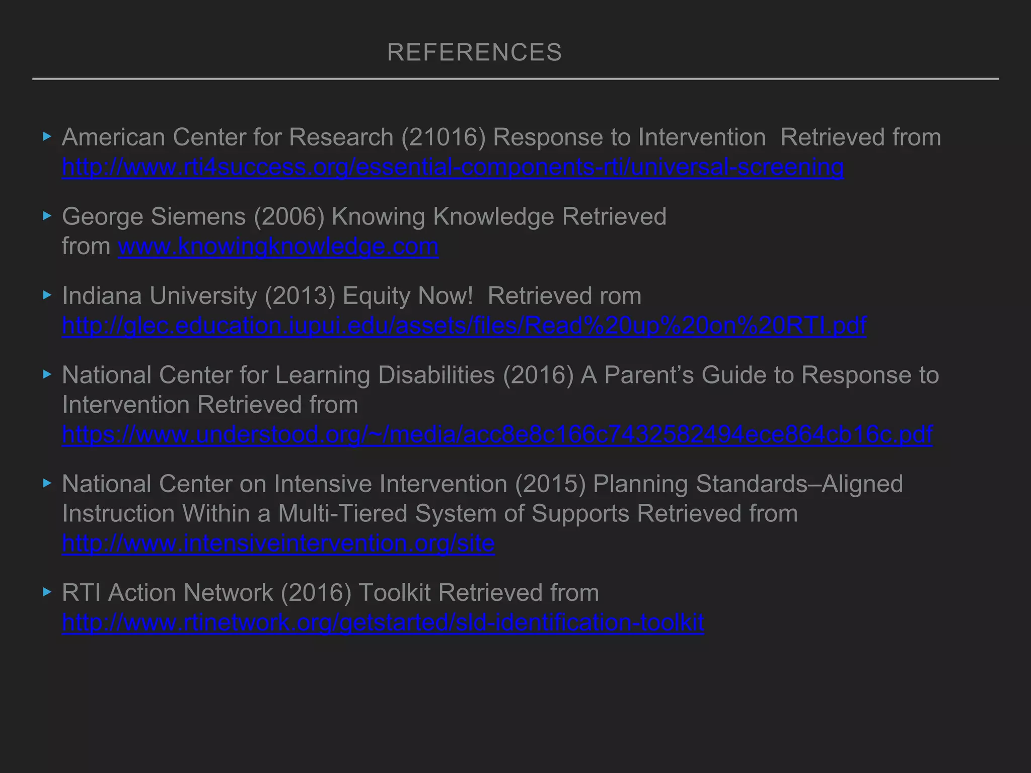 Response to Intervention | PPTX