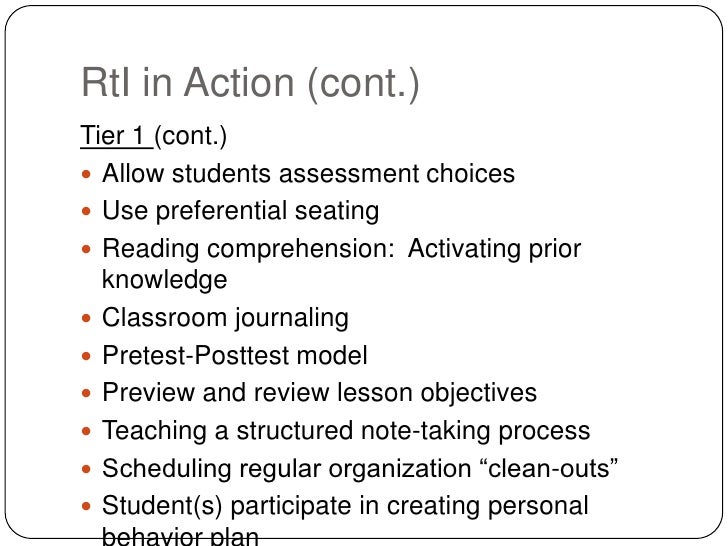 Response To Intervention Rt I response-to-intervention-rt-i