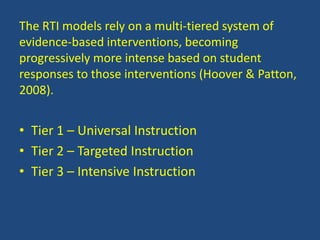 Response to intervention (rti) | PPT