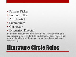 Response to literature | PPTX