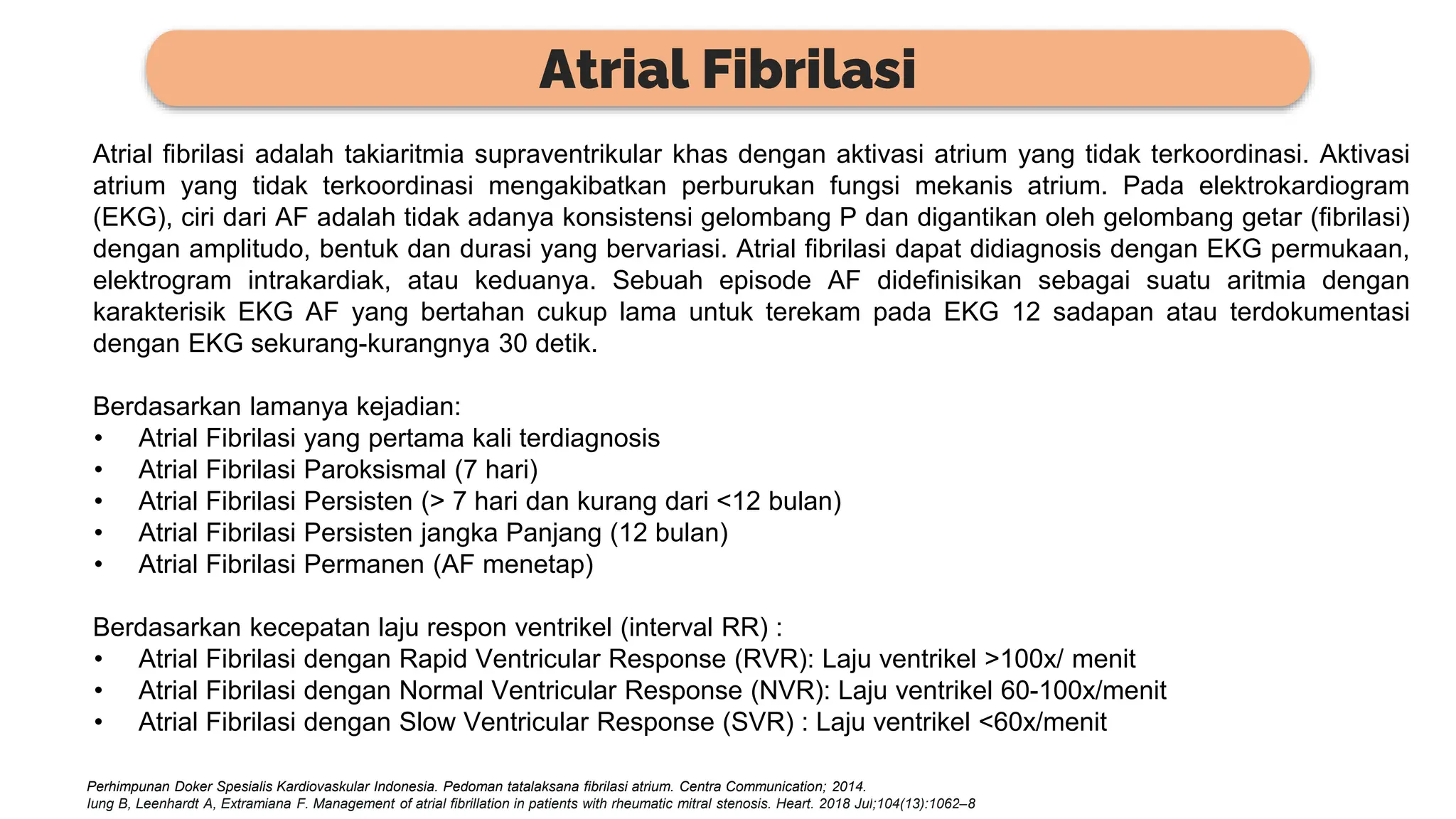 Responsi - Aritmia: Atrial Fibrillation. | PPTX