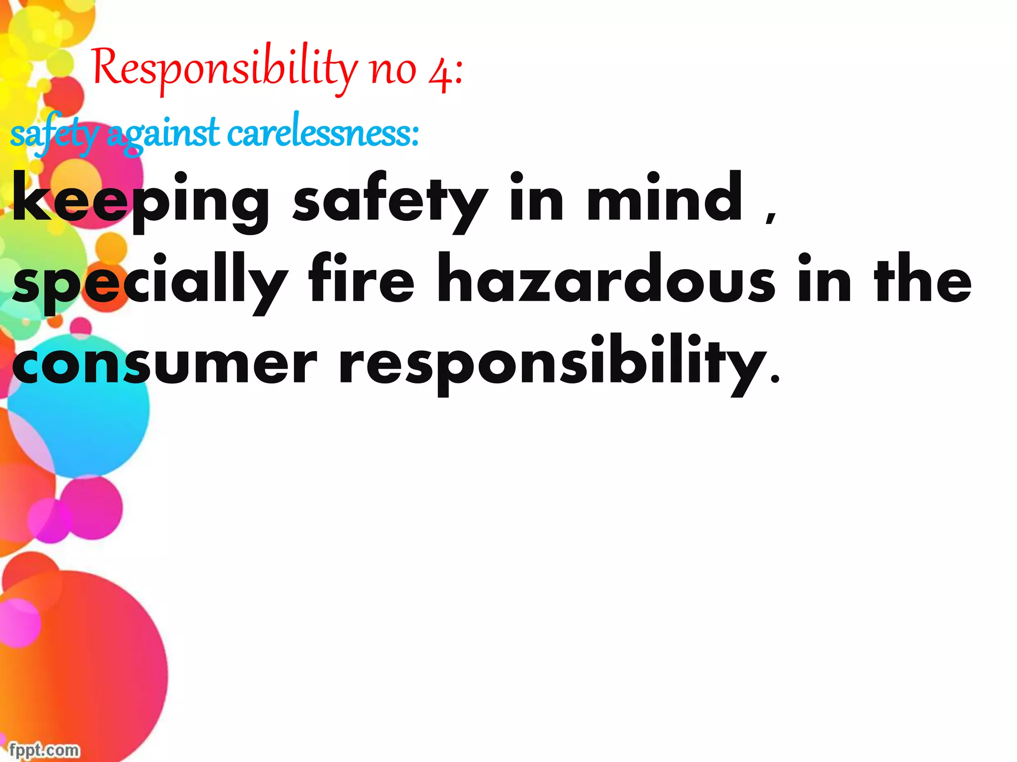 consumer Responsibilities | PPTX