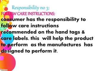 consumer Responsibilities | PPTX