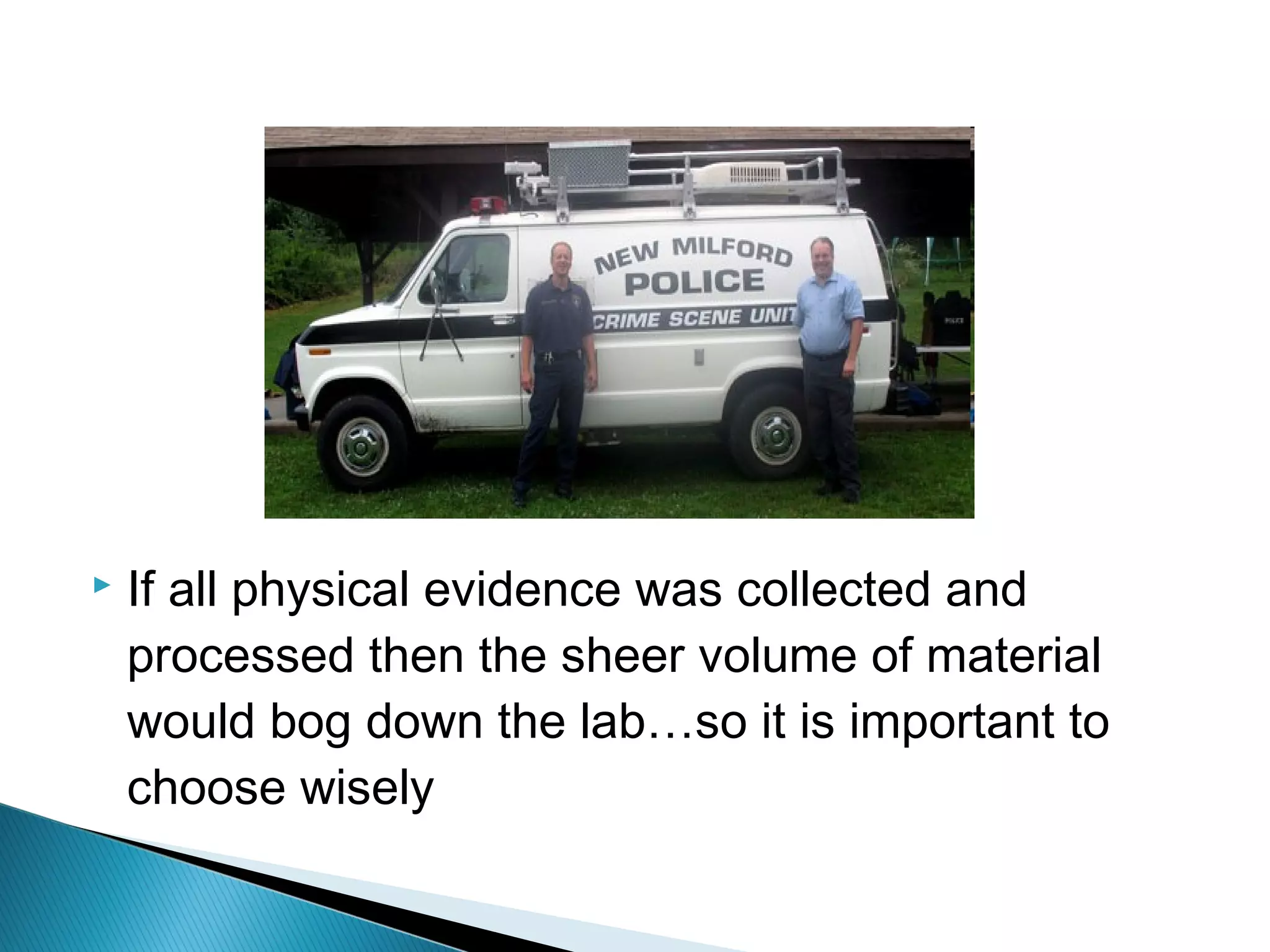 Responsibilities at the crime scene | PPT