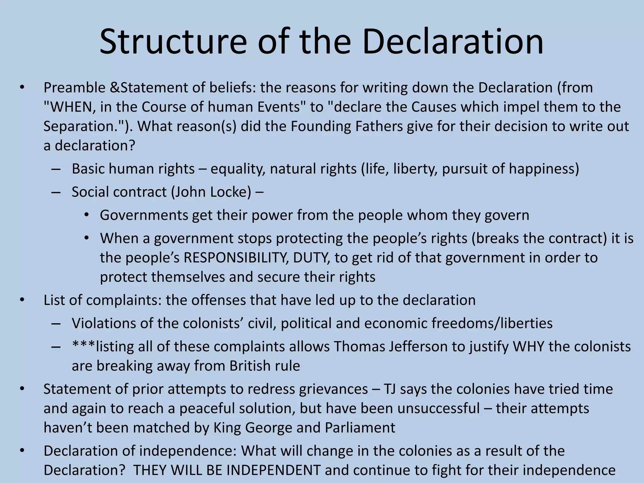 Chapter 2 - Declaration of Independence | PPTX | Politics
