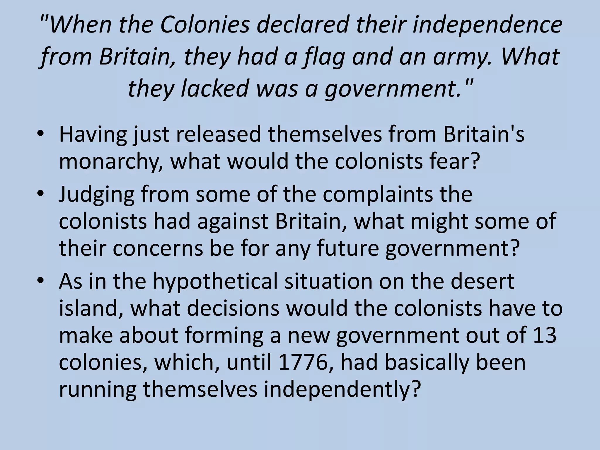 Chapter 2 - Declaration of Independence | PPTX | Politics