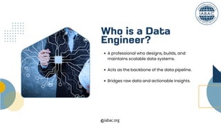 Responsibilities of a Certified Data Engineer | IABAC | PDF