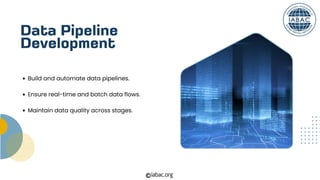 Responsibilities of a Certified Data Engineer | IABAC | PDF