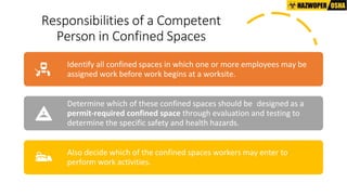 Responsibilities of a Competent Person in Scaffolding and Confined ...