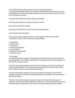 Responsibilities of F&B Manager .pdf