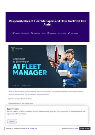Responsibilities of Fleet Managers and How TrackoBit Can Assist.pdf