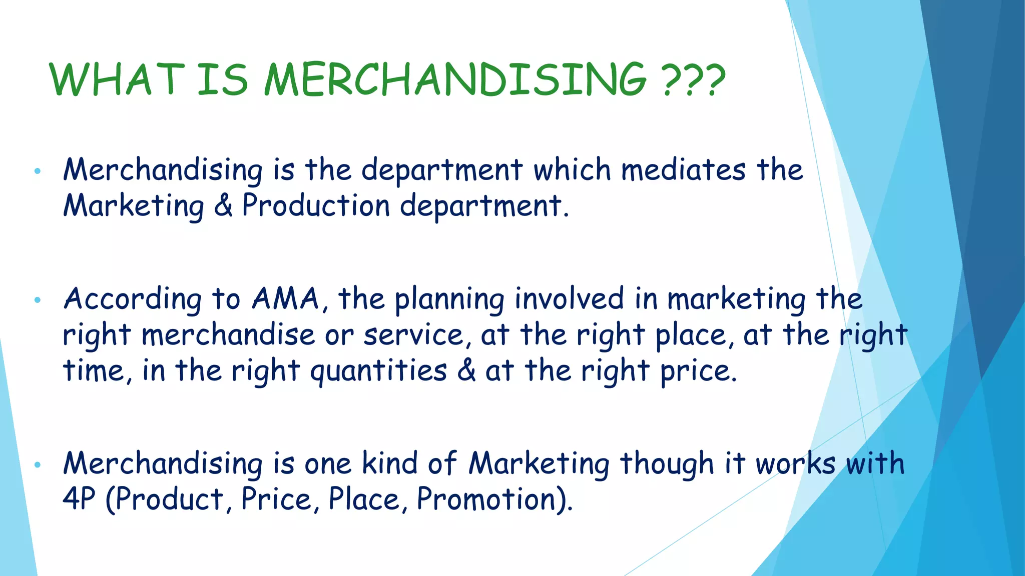 Responsibilities of merchandiser | PPTX