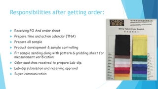 Responsibilities of merchandiser | PPTX