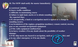 Responsibilities of the oow lrg | PPT