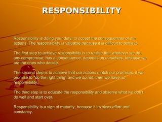 Responsibility | PDF