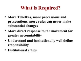 Responsibility | PPT | Healthcare Industry | Industries