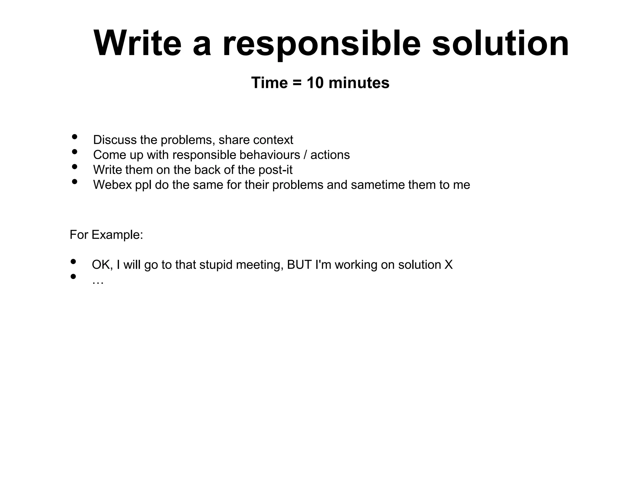 Responsibility Process | PPTX