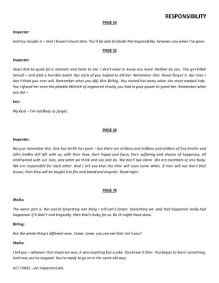 Responsibility Quotes and Notes | DOCX