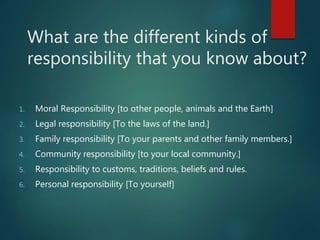 Responsibility | PPTX