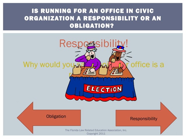 Responsibility vs. Obligation FLREA | PPT