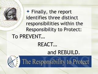 Responsibility to Protect | PPT