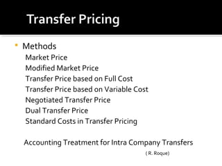 Responsibility Accounting | PPT