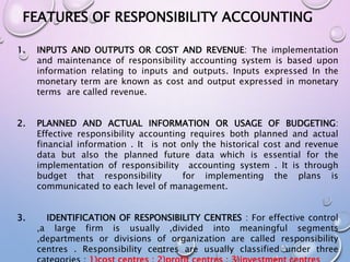 Responsibility accounting | PPTX