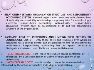 Responsibility accounting | PPTX