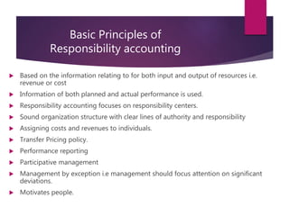 Responsibility accounting - Part A | PPTX