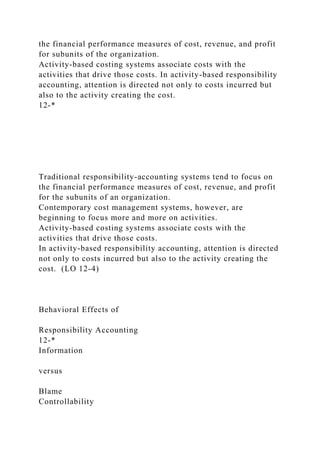 Responsibility Accounting, Operational Performance Measure.docx
