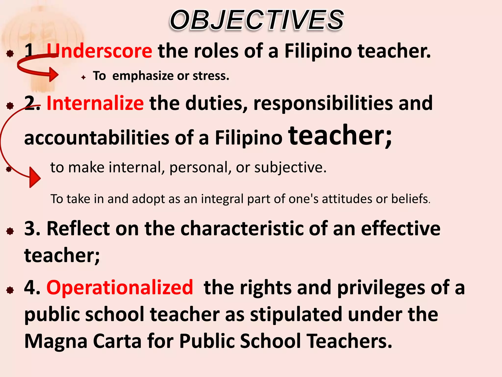 Responsibility and accountability of a filipino teacher | PPTX