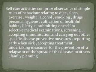 Responsibility for health | PPTX