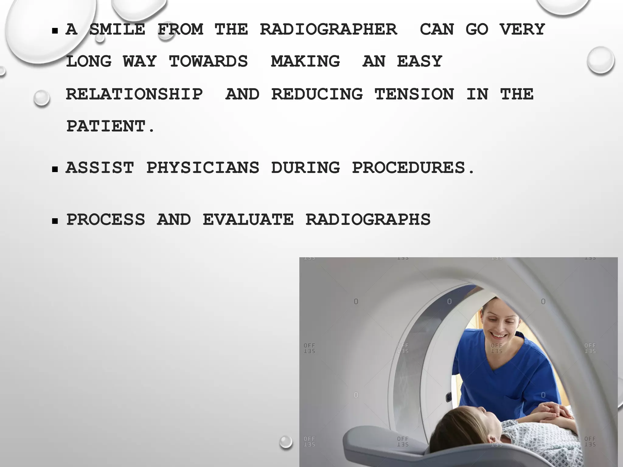 Responsibility of radiographer | PDF