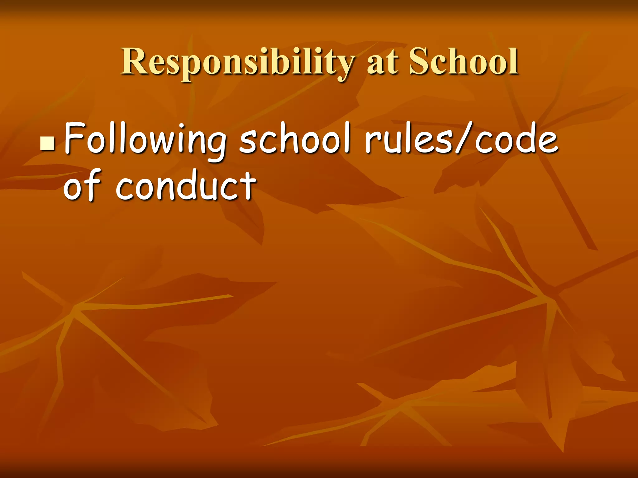 Responsibility+powerpoint | PPT