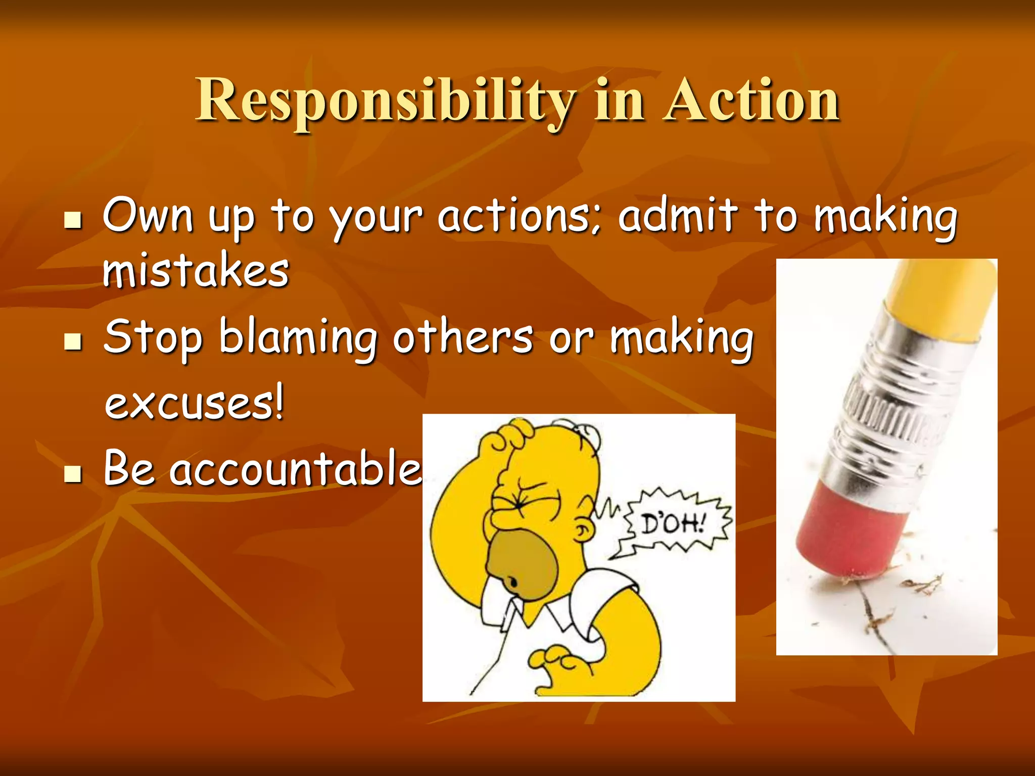 Responsibility+powerpoint | PPT