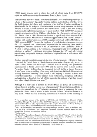 Responsibility to Rebuild: Challenges of Security Sector Reconstruction ...