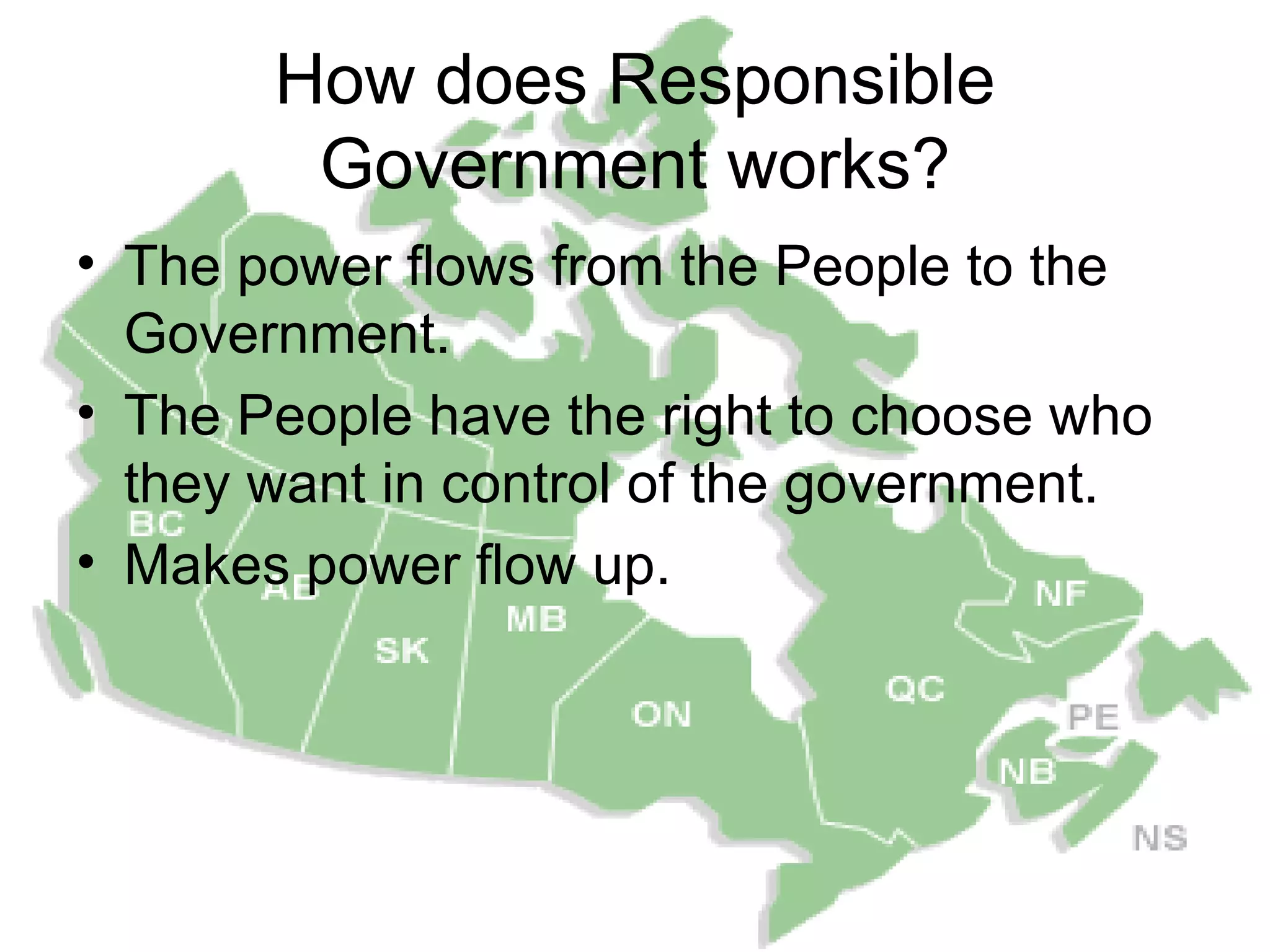 Responsible Government | PPT