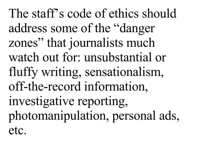 Responsible Journalism | PPT